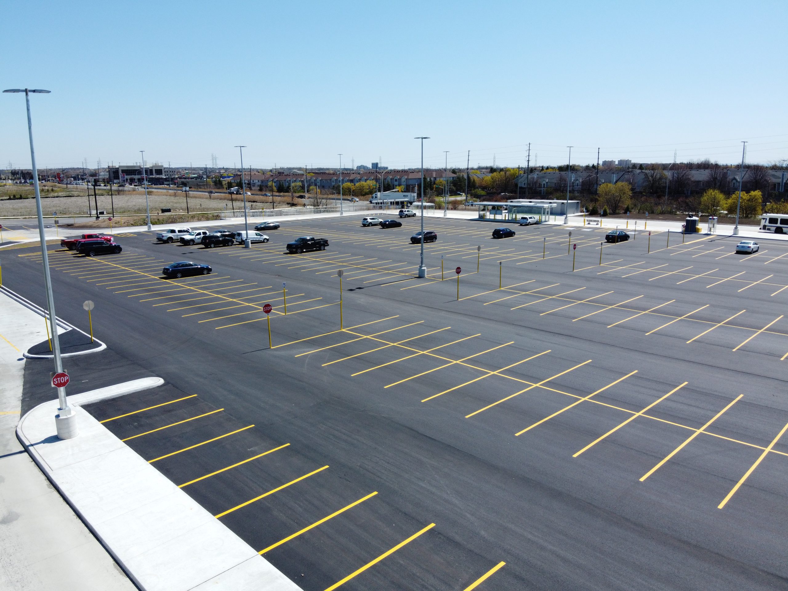 Dundas and Highway 407 CARPOOL LOT - Loc Pave