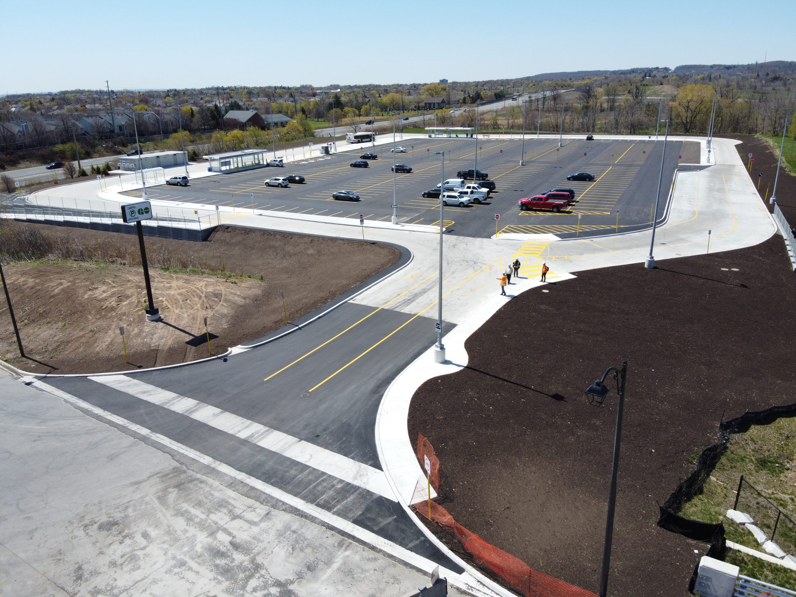Dundas and Highway 407 CARPOOL LOT - Loc Pave
